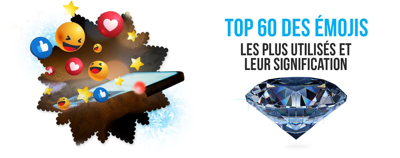 Signification des 60 Émojis les plus Utilisés : 😂, ️, 😍, 😊, 😭, 🤣 ...
